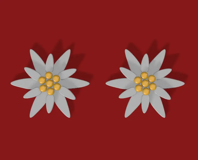 Edelweiss Earrings/Accessories by ClarasLittleArtworks | Download free ...