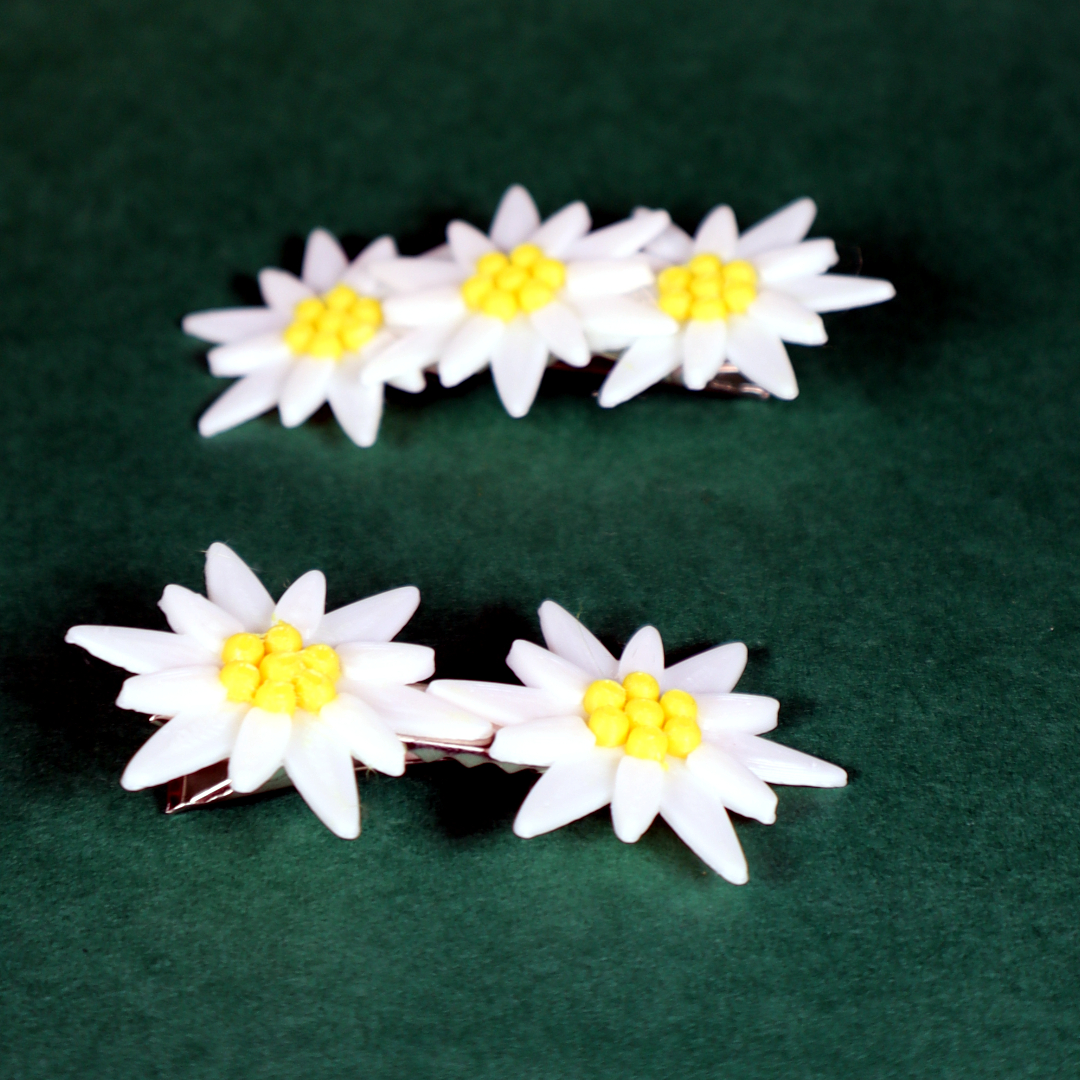 Edelweiss Earrings/Accessories by ClarasLittleArtworks | Download free ...