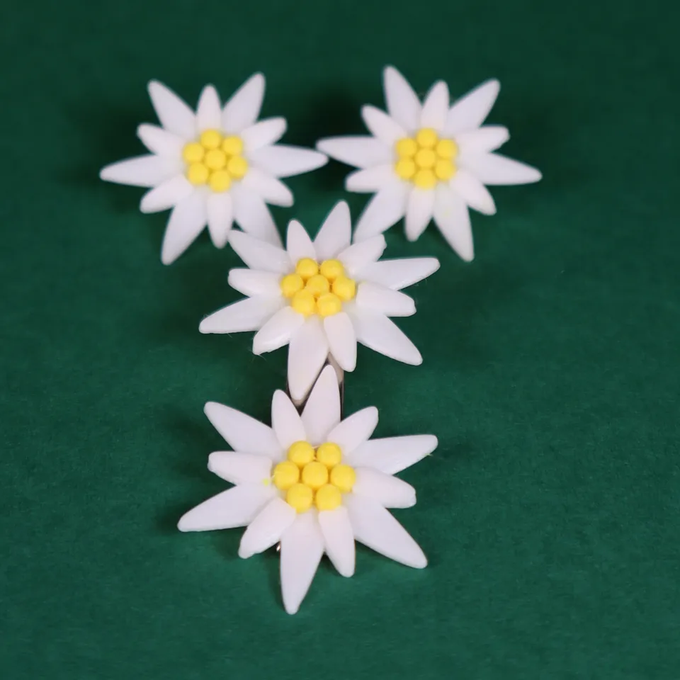 Edelweiss Earrings/Accessories by ClarasLittleArtworks | Download free ...