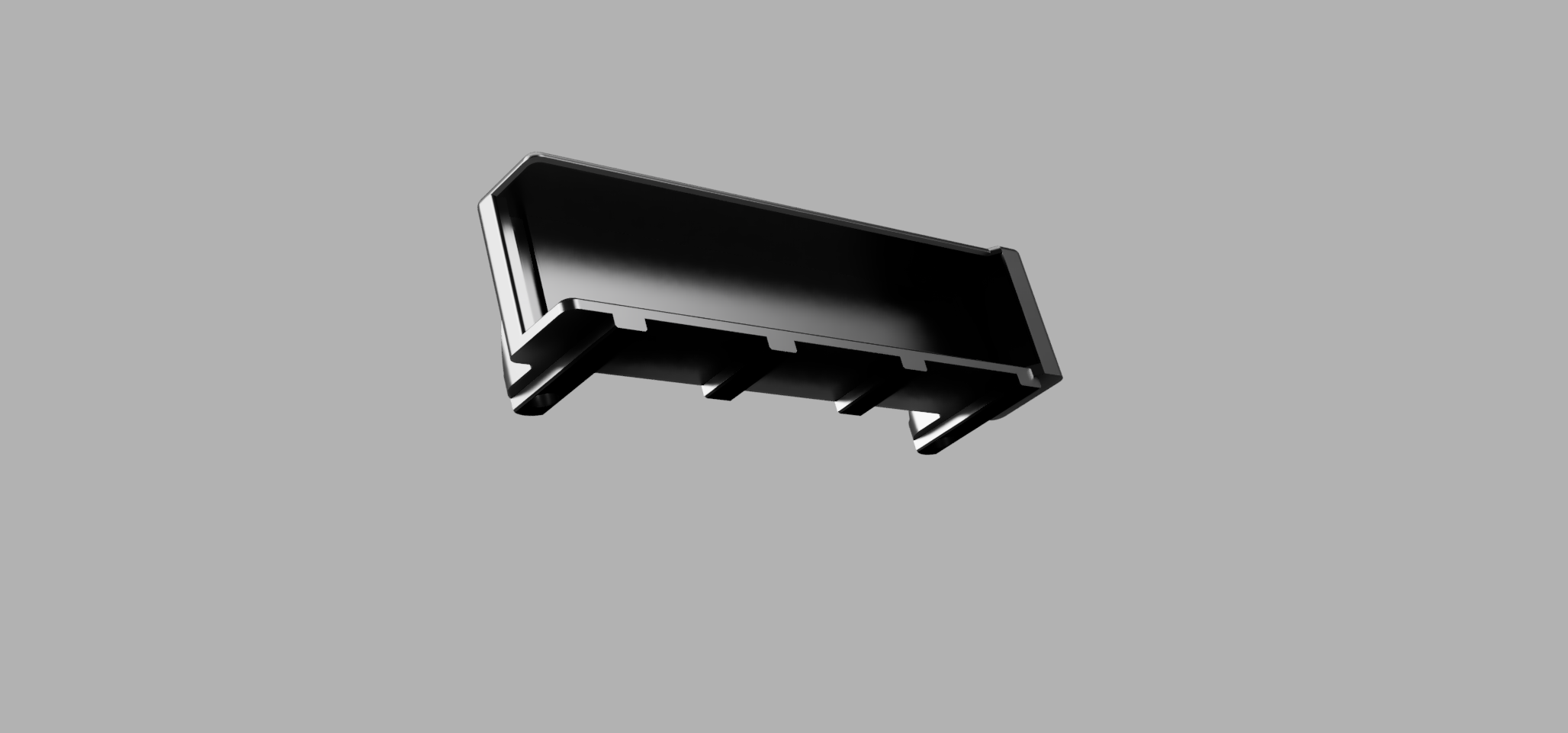 Extrusion mount for 7-port ORICO USB HUB 3.0 by hgross | Download free ...