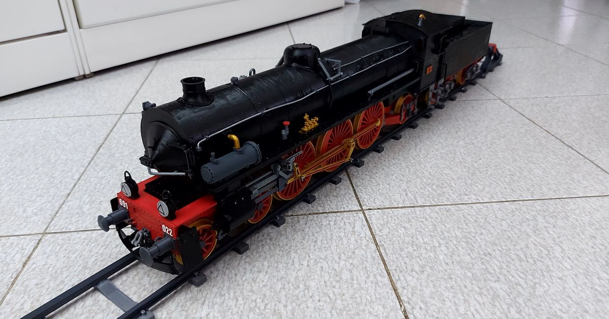 Steam locomotive FS 691 by Paolo | Download free STL model | Printables.com