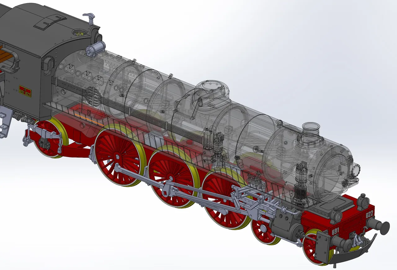 Steam locomotive FS 691 by Paolo | Download free STL model | Printables.com