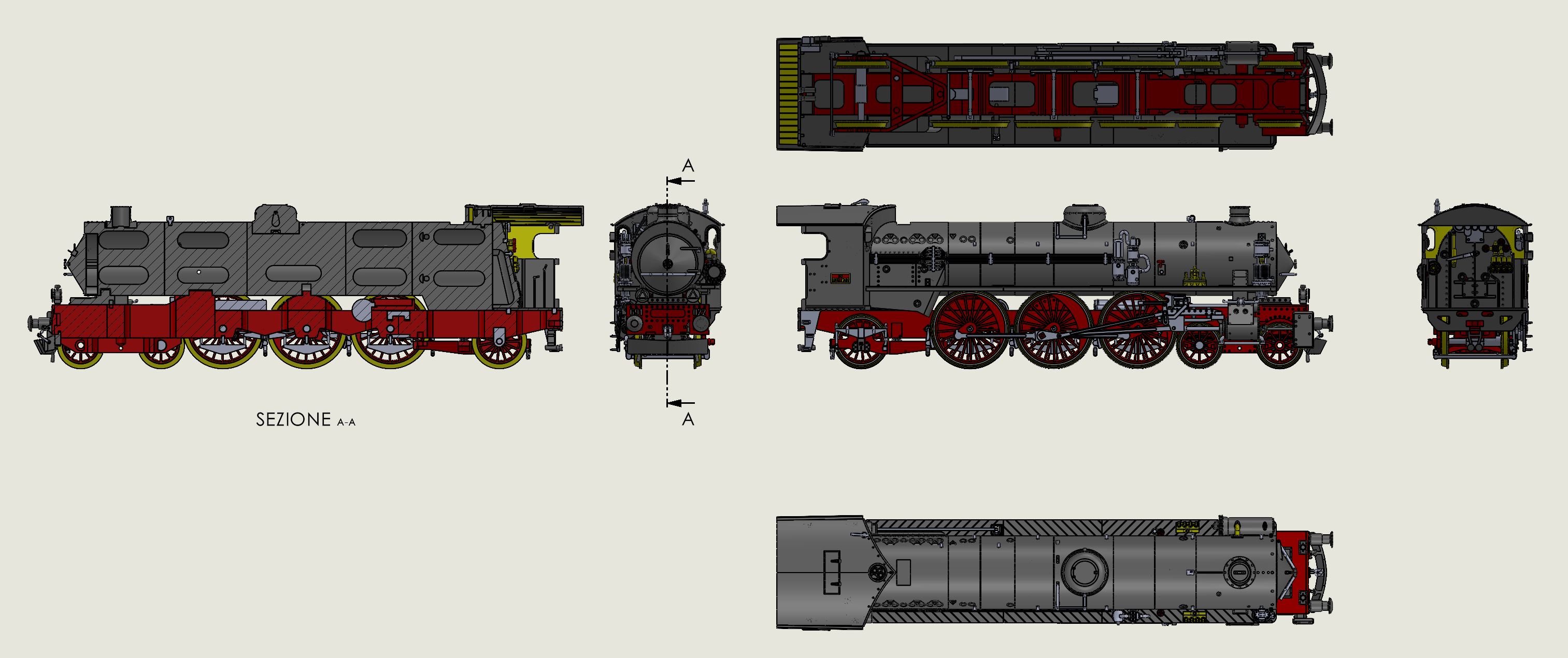 Steam locomotive FS 691 by Paolo | Download free STL model | Printables.com
