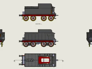 Steam locomotive FS 691 by Paolo | Download free STL model | Printables.com