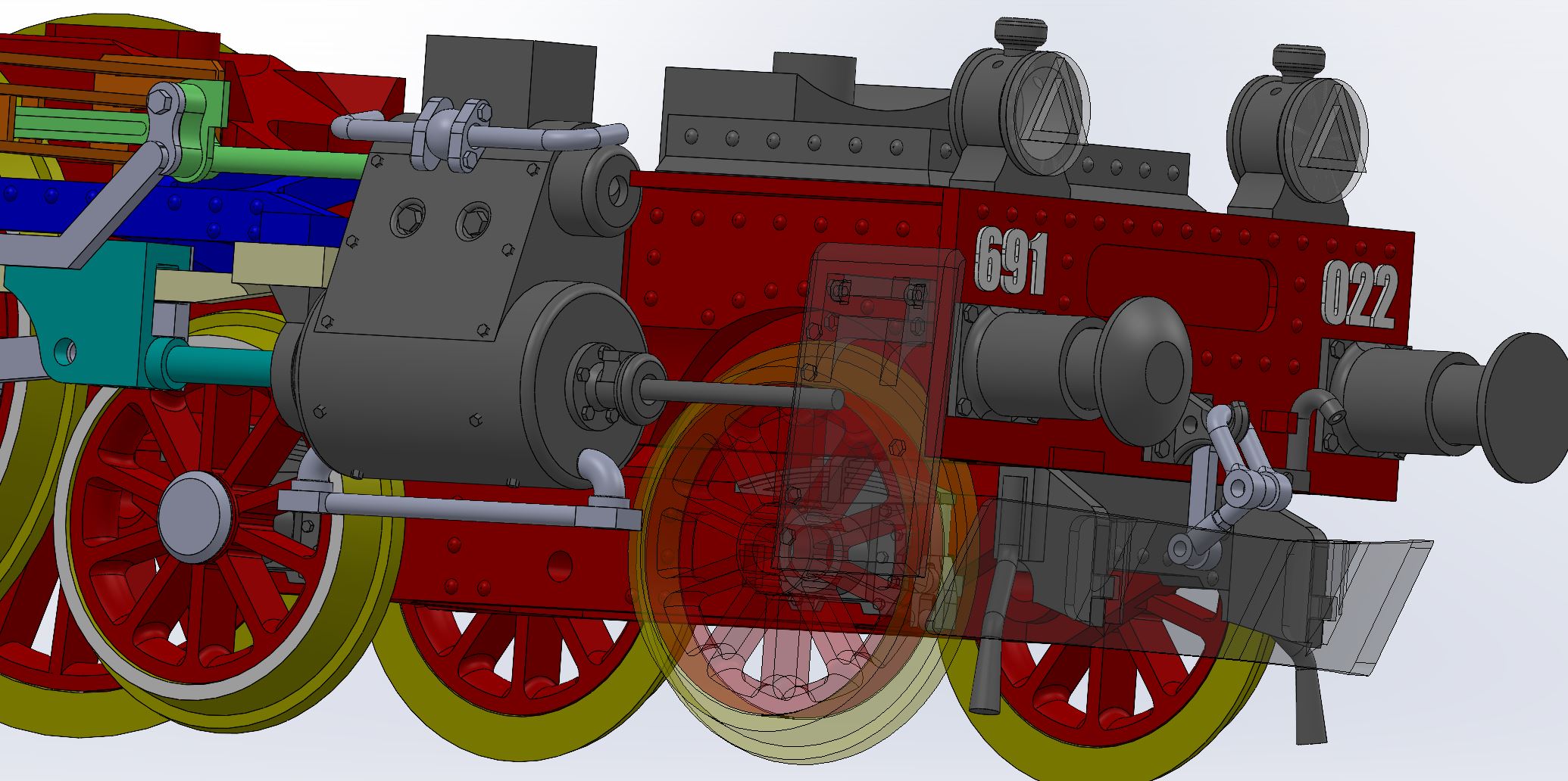 Steam locomotive FS 691 by Paolo | Download free STL model | Printables.com