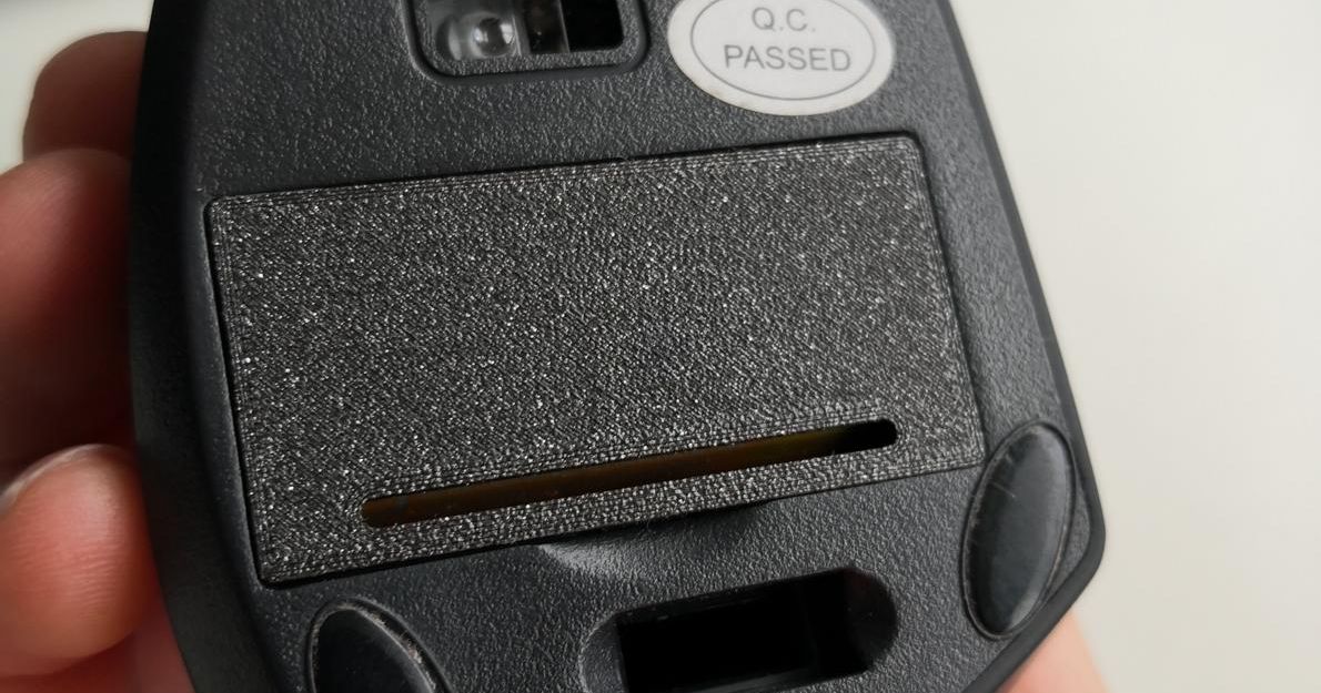 Battery lid/cover for Trust Verto WL mouse by GiovanniKl | Download ...