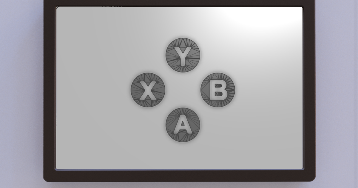 Xbox Button Wall Art by Ken Mills | Download free STL model ...