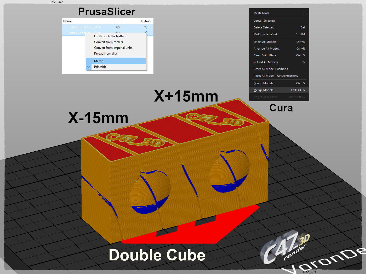 Fidget Puzzle - Cube'n'Ball by C47_3d | Download free STL model ...