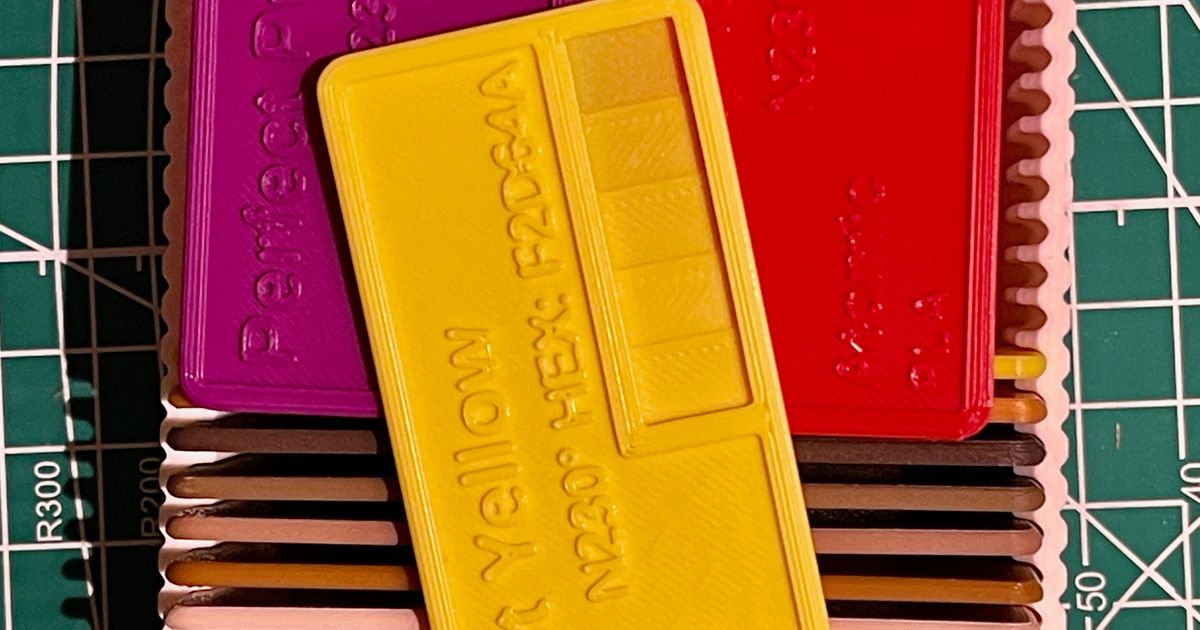 Filament Sample Swatches - Now with Color Hex Codes by John Hoke ...