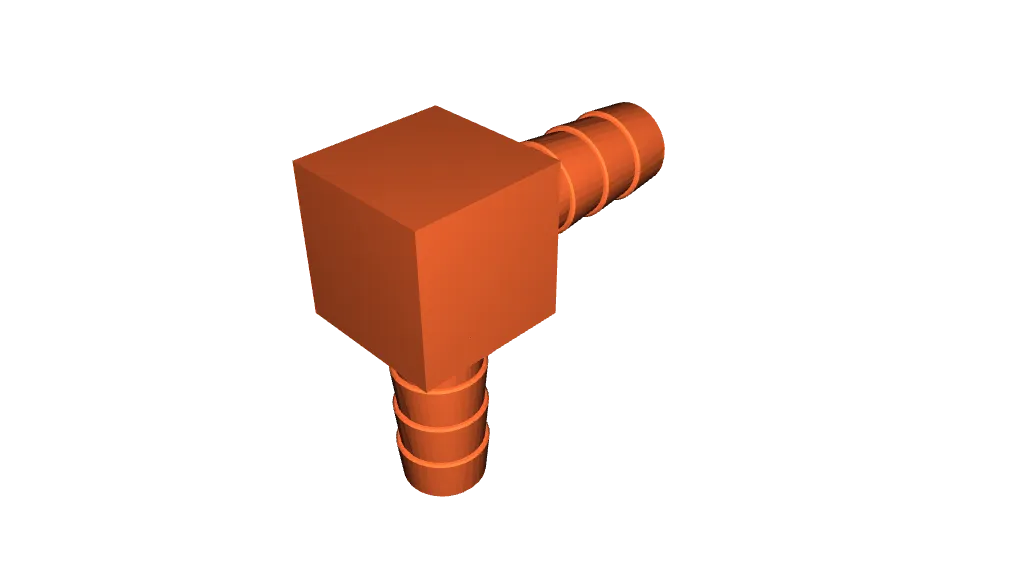 Fitting 6mm 90° by Bosondehiggs | Download free STL model | Printables.com
