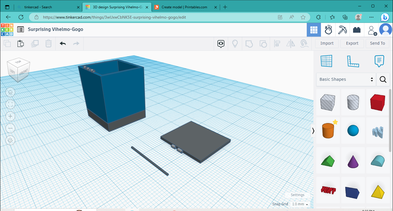 lid with storage space by tickle tipson | Download free STL model ...