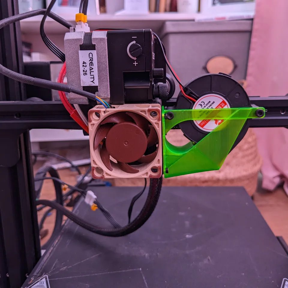 Creality E-Fit 5015 Cooling Fan Adapter by kwerkshop | Download free ...