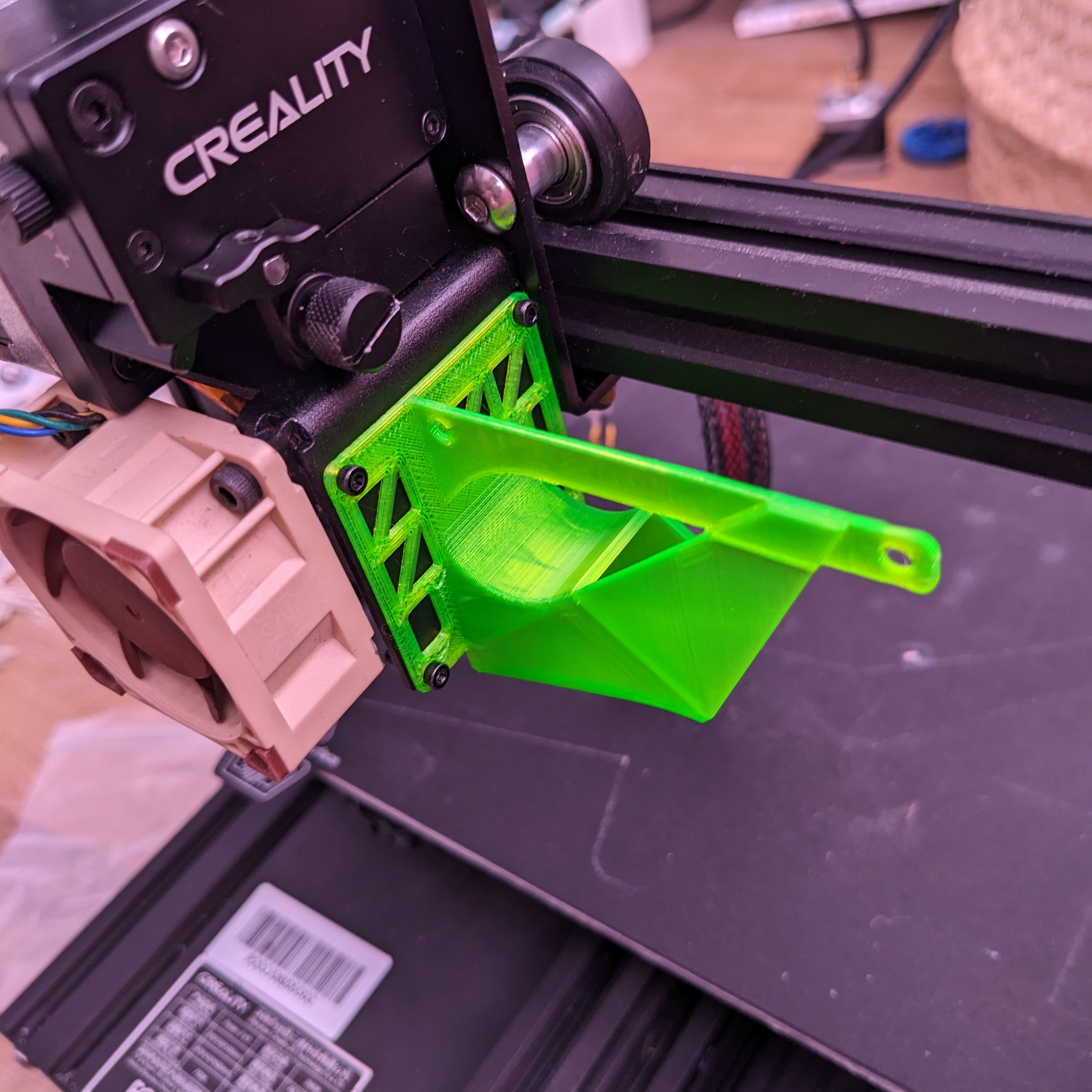 Creality E-Fit 5015 Cooling Fan Adapter by kwerkshop | Download free ...