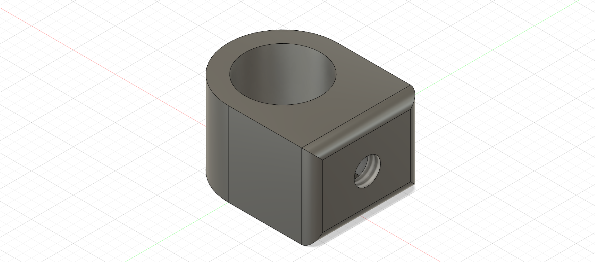 1 2 PVC Pipe Clamp By Four father Download Free STL Model