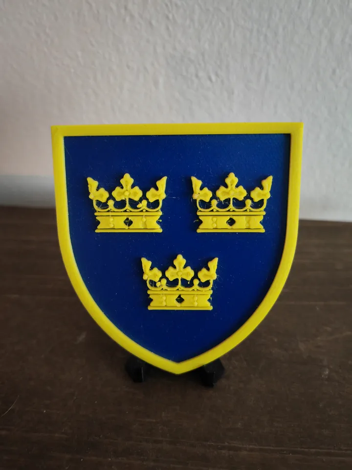 Heraldry - Sweden by Pavel Douděra | Download free STL model ...