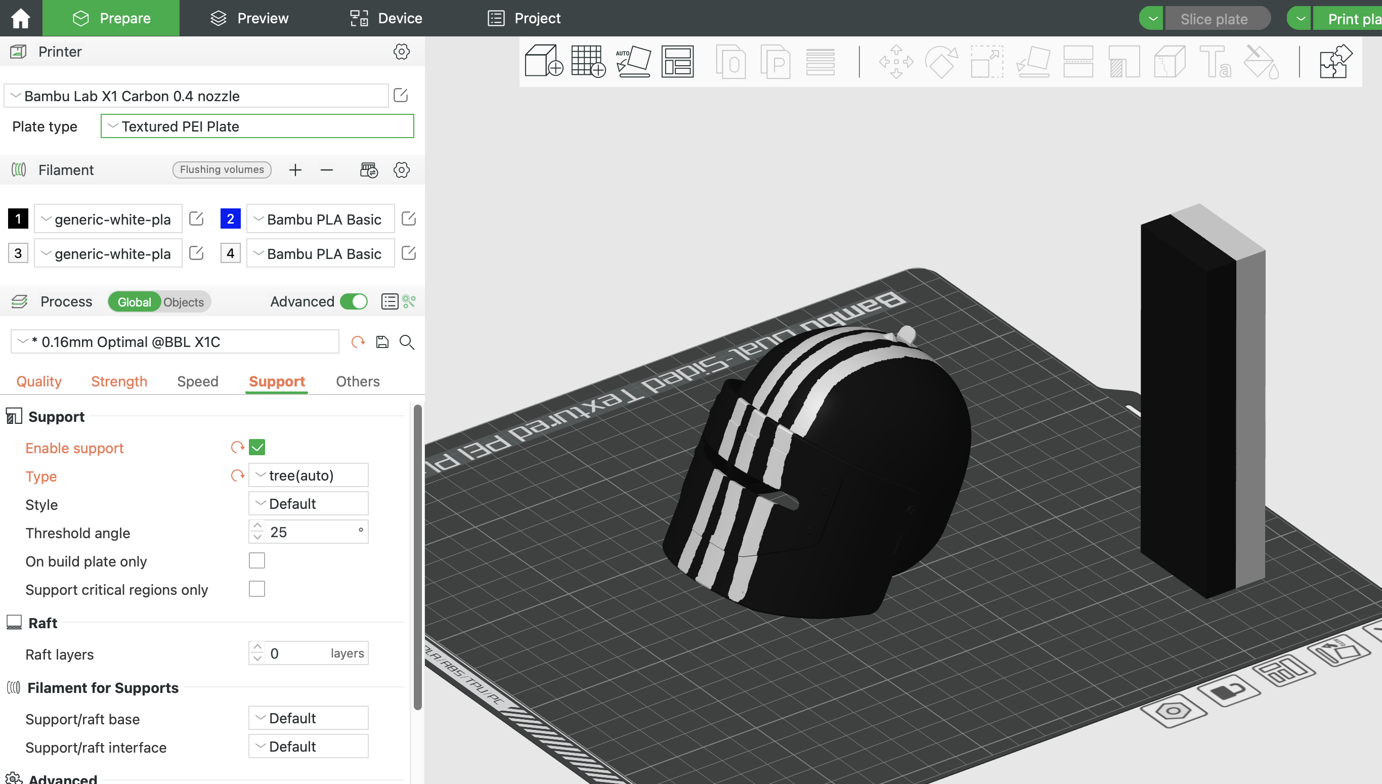 Multi Color Killa Helmet by bossgun5050 | Download free STL model ...