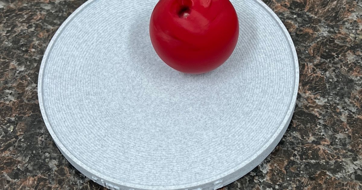 Top Spinning Plate by G Bell | Download free STL model | Printables.com