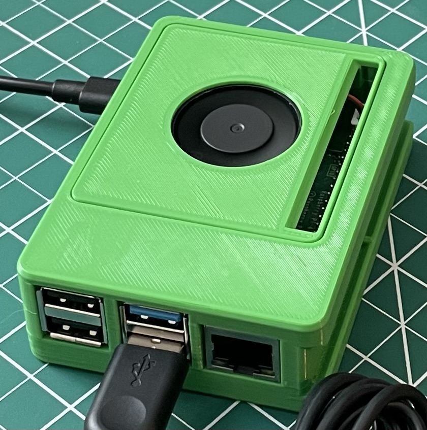 30mm Fan and GPIO module for snap together Rpi case Remix by DaHouzKat | Download free STL model ...