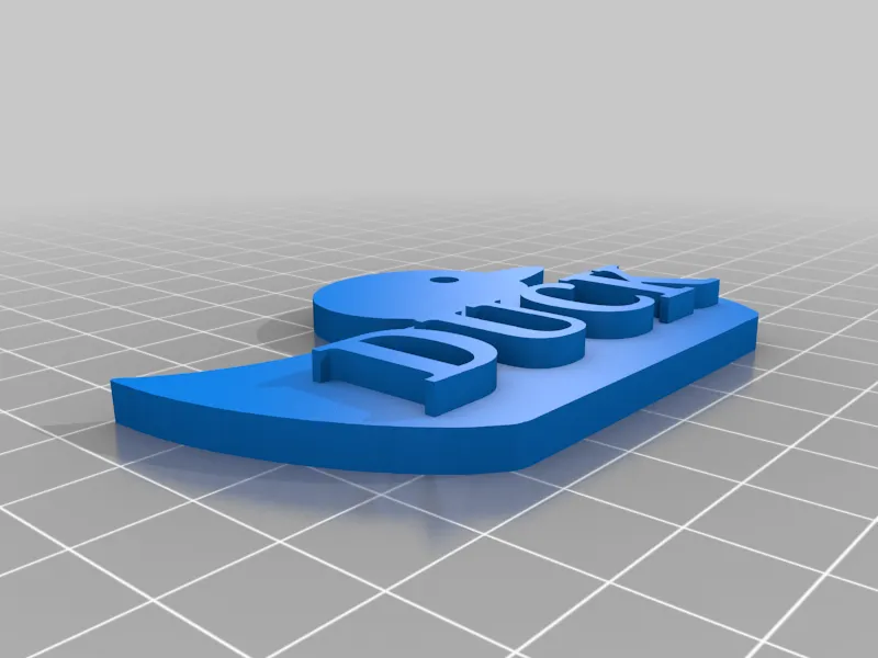 2d duck by James Lin | Download free STL model | Printables.com
