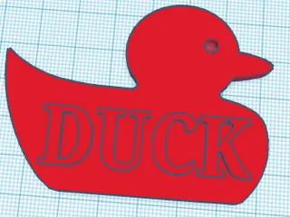 2d duck by James Lin | Download free STL model | Printables.com