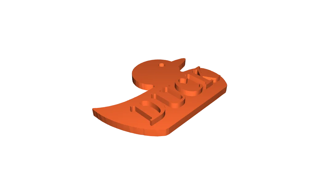 2d duck by James Lin | Download free STL model | Printables.com