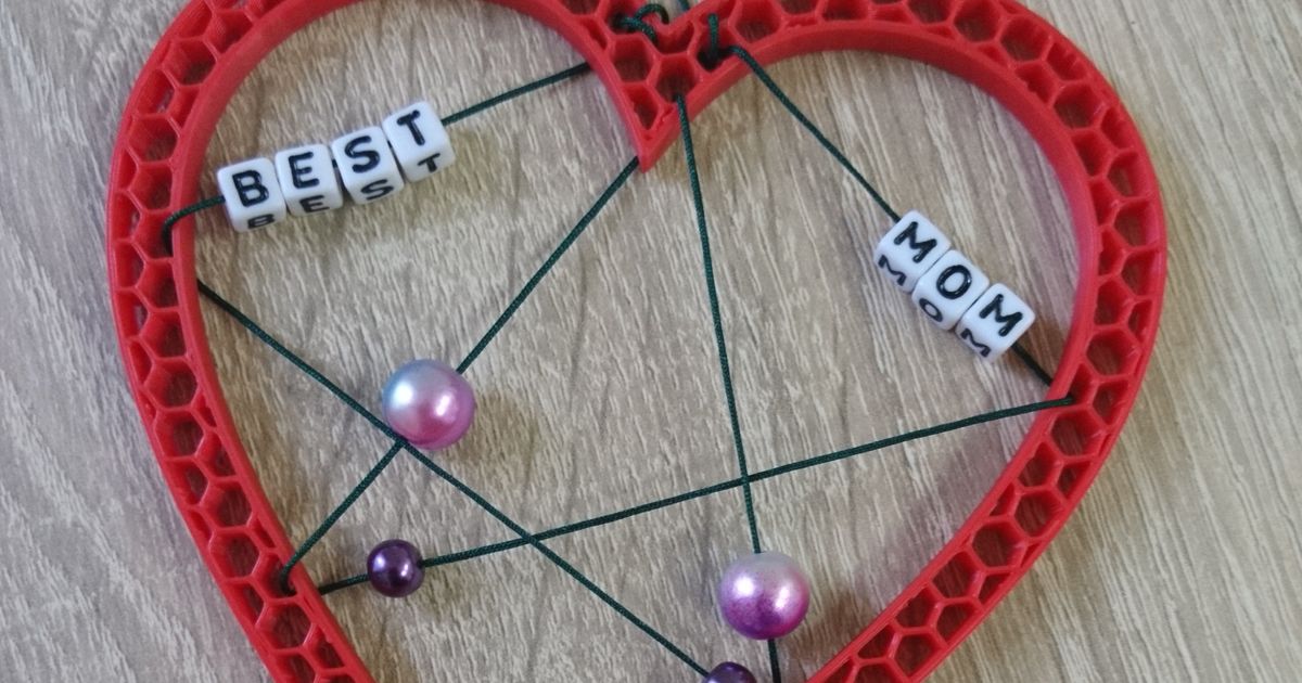 3D heart for Mother's day by michalet | Education | Printables.com