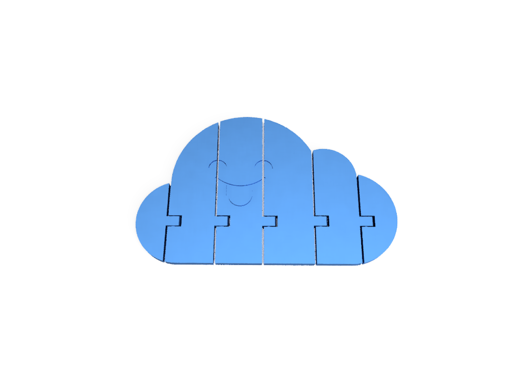 Smiling Cloud (Flexible) by AYTECH | Download free STL model ...
