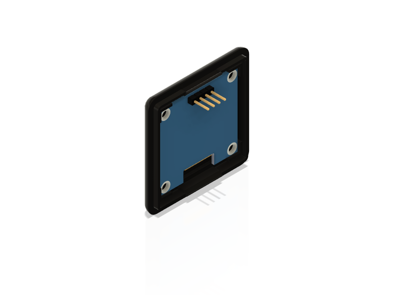 THE CUBE - enclosure for OLED 1.3" display by 3D-maker | Download free ...