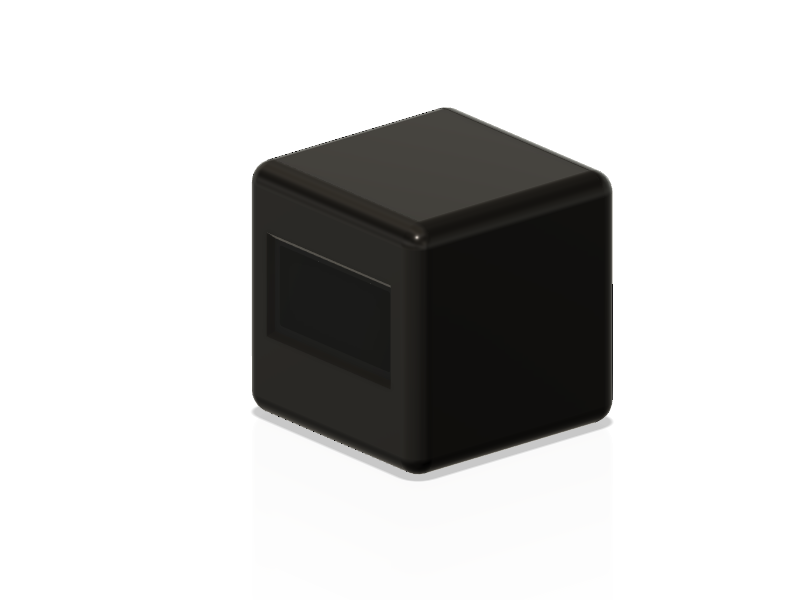 THE CUBE - enclosure for OLED 1.3" display by 3D-maker | Download free ...
