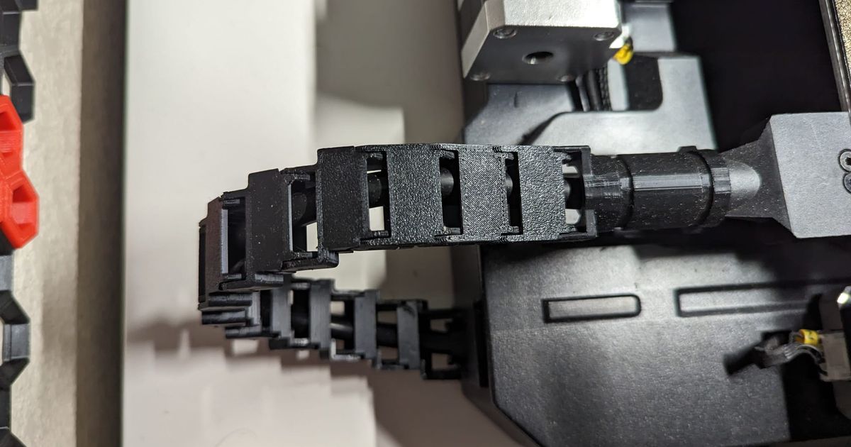 Ender 3 S1 Pro Heated Bed Cable Chain by Markmeister26 | Download free ...