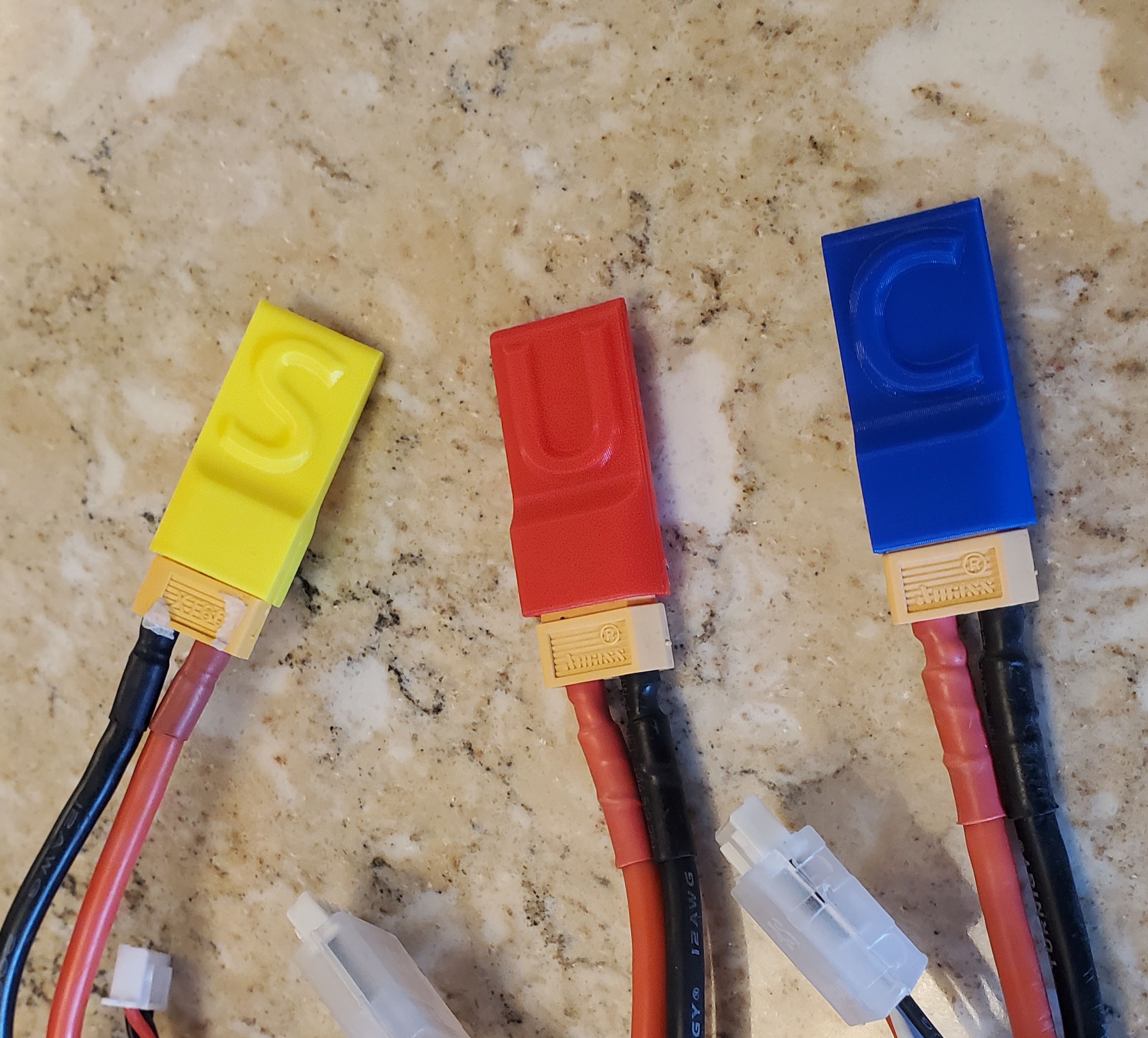 Battery Charge Status Flag Plugs by Ken | Download free STL model ...