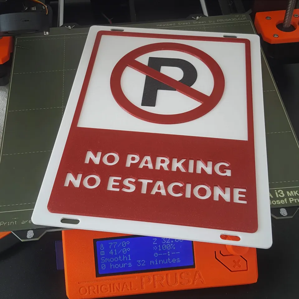 No Parking Sign by mpkarlo | Download free STL model | Printables.com