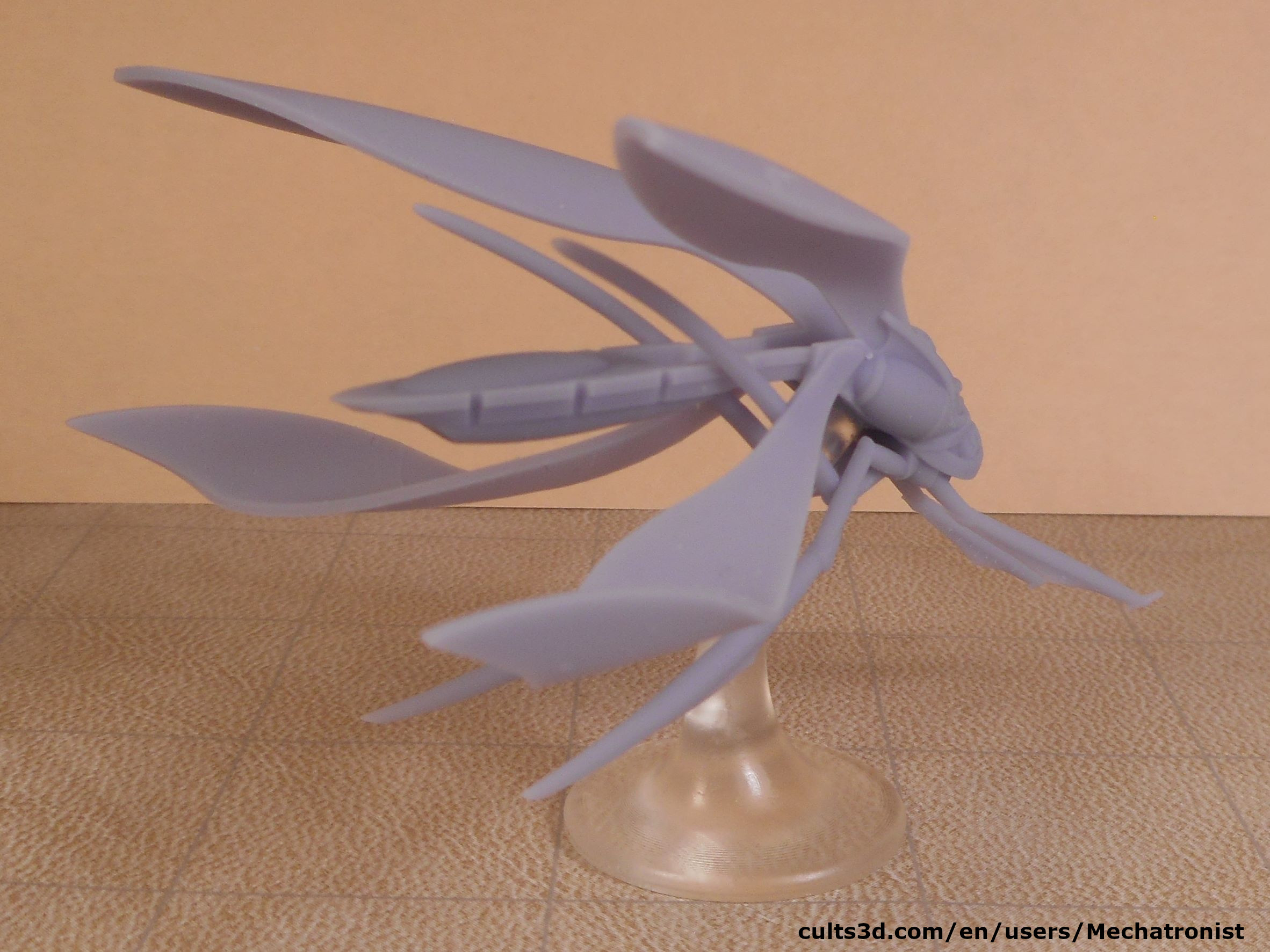 Damselfly Ship Spelljammer Miniature from DnD by Mechatronist ...