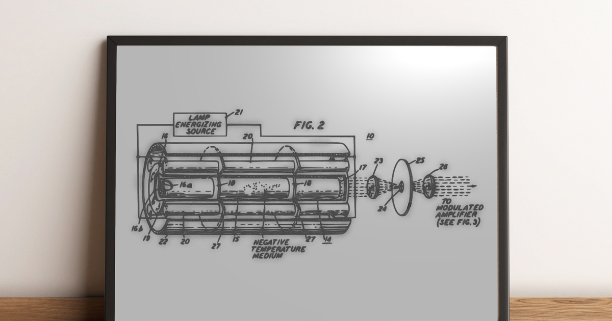 Laser Patent Art by nightfallvt | Download free STL model | Printables.com