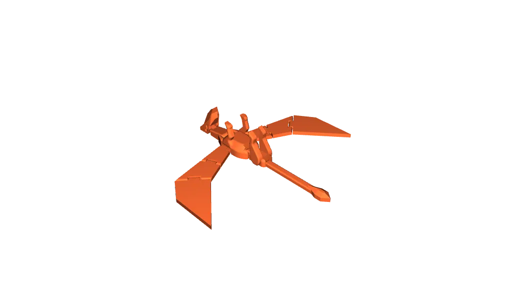 Simple flexible Griffin by Pixel 3D | Download free STL model ...