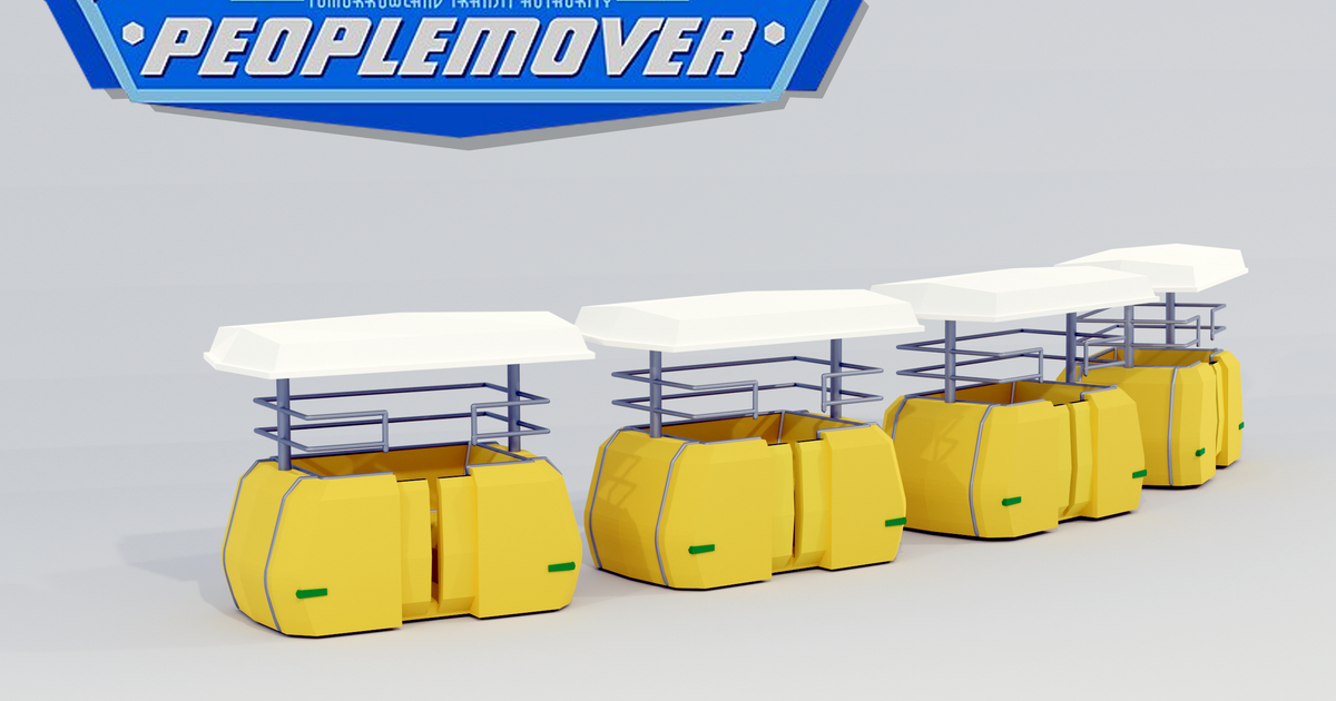 Tomorrowland PeopleMover - Disney Land by NeatoBrian | Download free ...