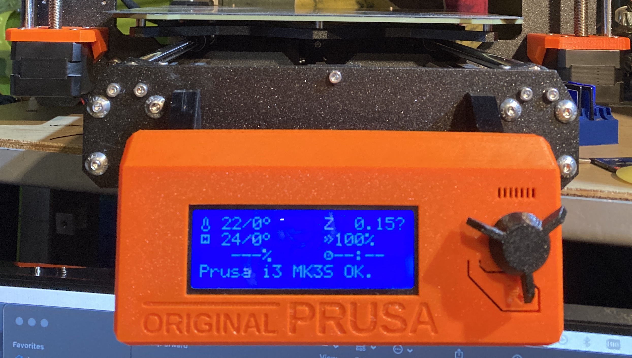 Prusa i3 Dropdown Front LCD Mount by hoco | Download free STL model ...