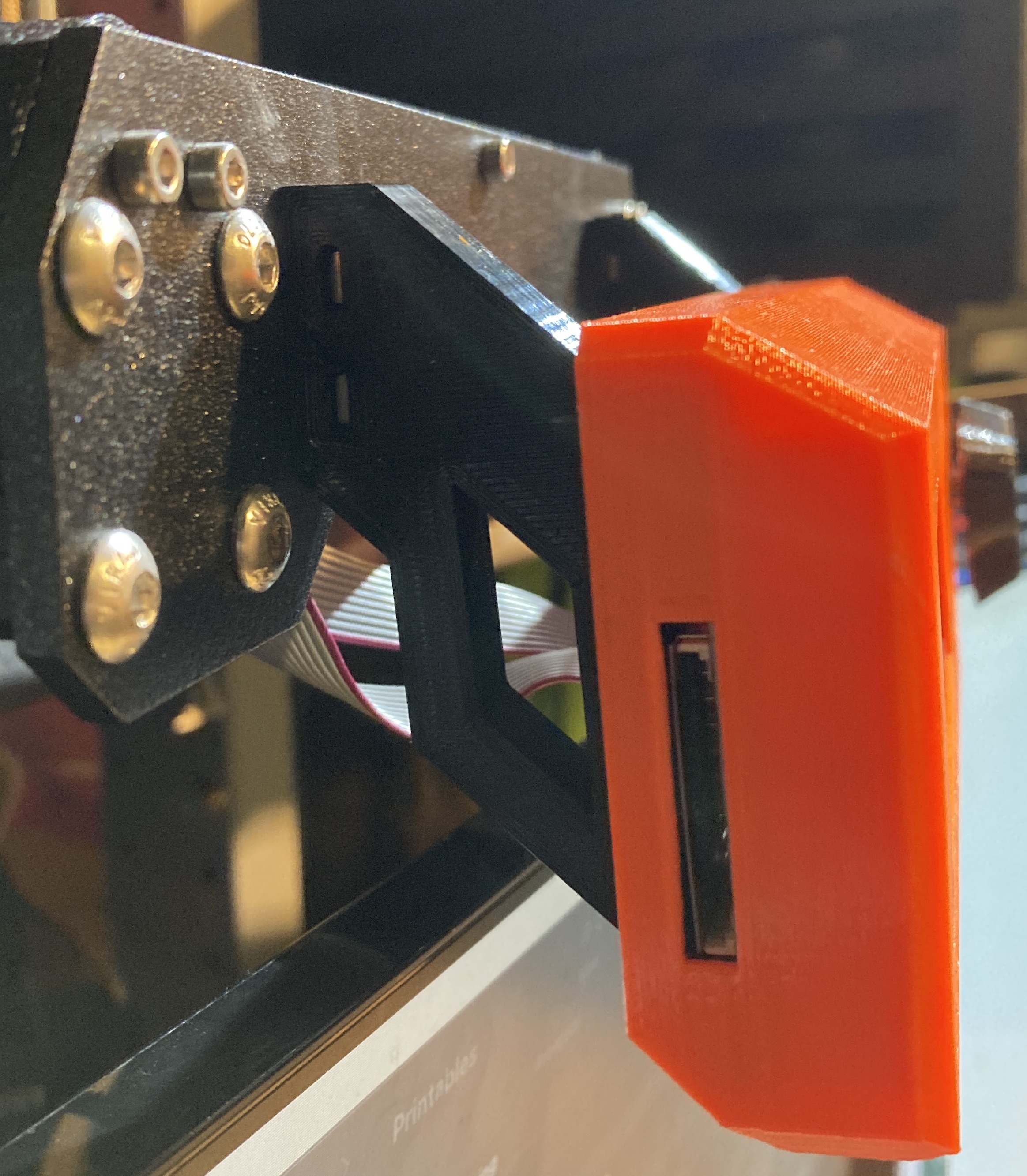 Prusa i3 Dropdown Front LCD Mount by hoco | Download free STL model ...