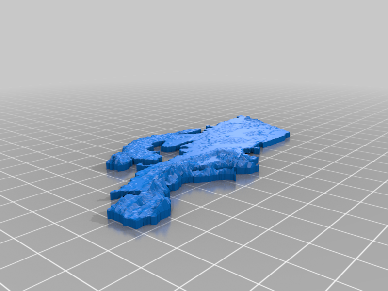 Topographic Continents by Windchill | Download free STL model ...