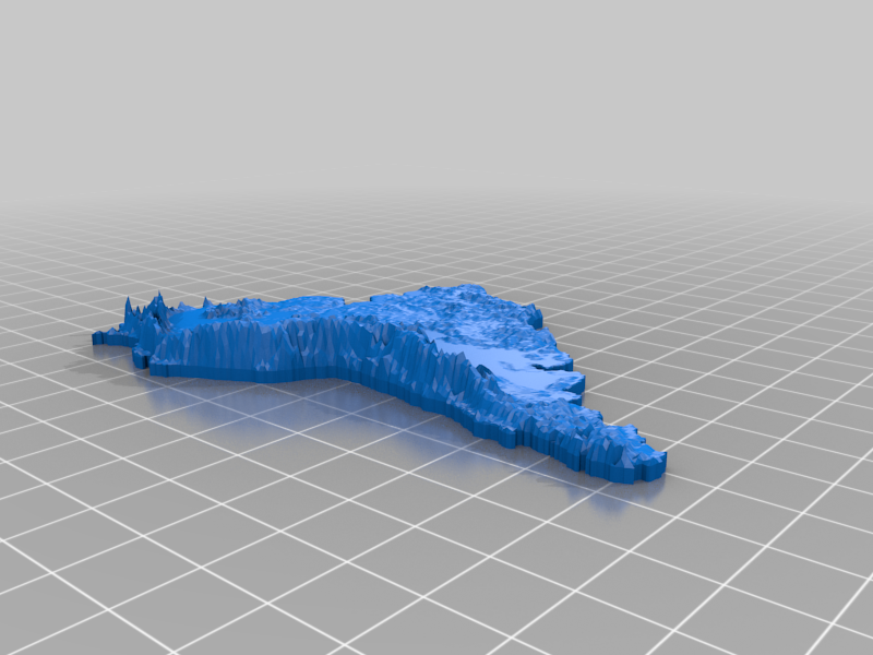 Topographic Continents by Windchill | Download free STL model ...