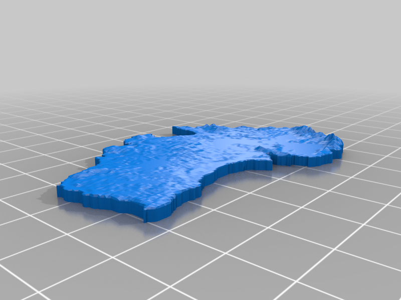 Topographic Continents by Windchill | Download free STL model ...