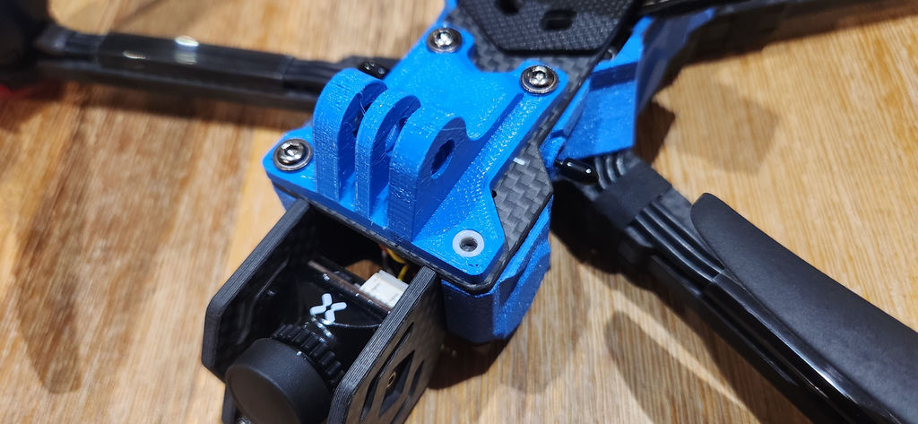 Chimera 7 Pro GoPro Mount with spacers by CraftyFPV | Download free STL ...