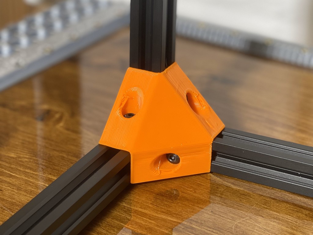 Corner Bracket for 2020 Square Corner by BubsBuilds | Download free STL ...