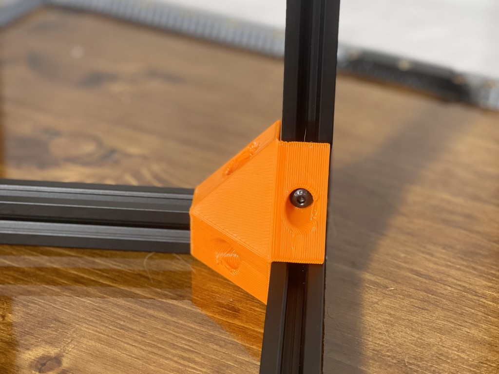 Corner Bracket for 2020 Square Corner by BubsBuilds | Download free STL ...