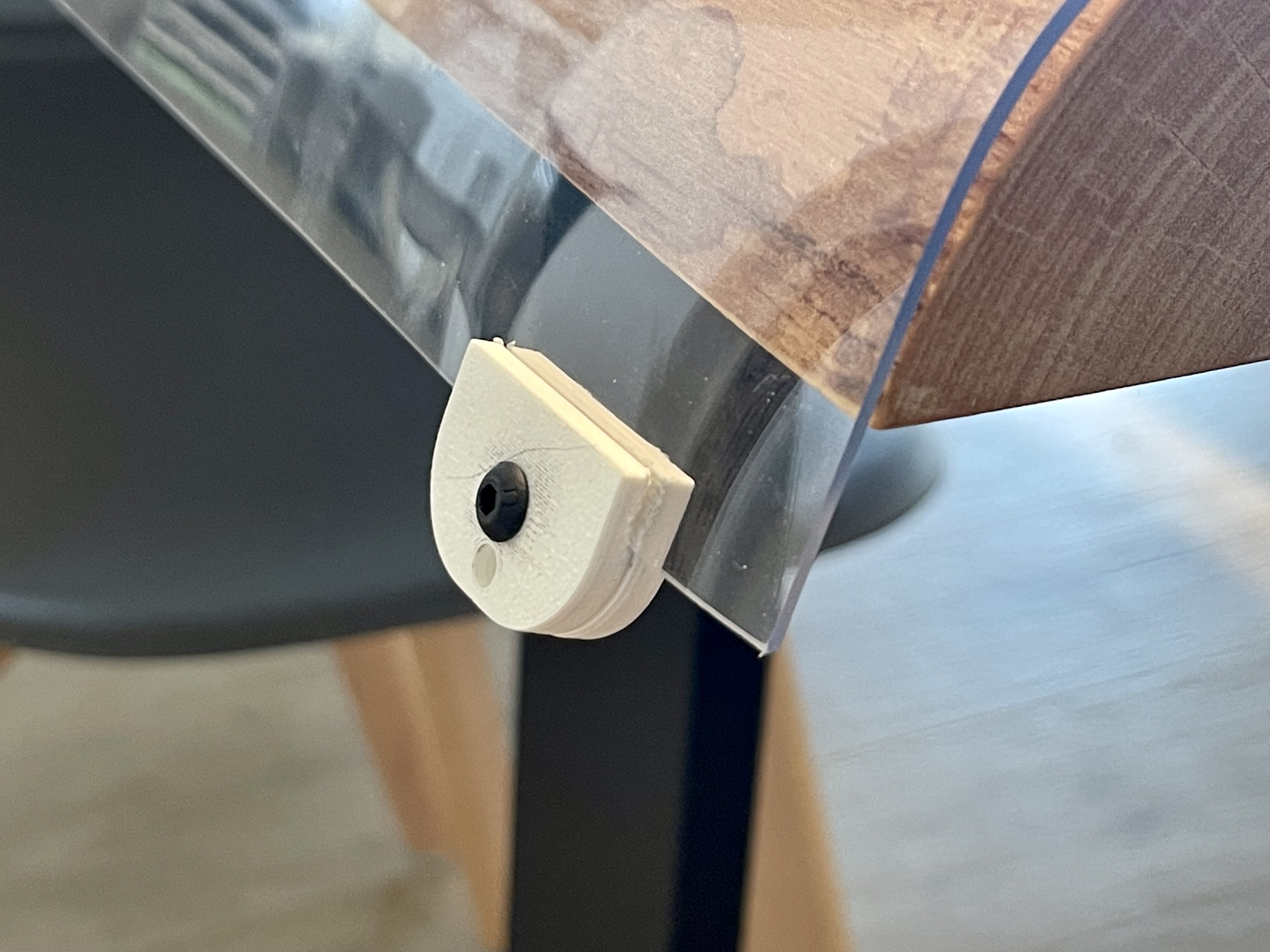 Clip for 2mm table cloth-foil / Clip für 2mm Tischfolie by DaPi ...