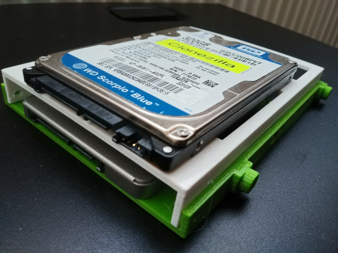 SSD Adapter 3,5" to 2,5" for HP computers v2 (dual ssd / hdd possible ...