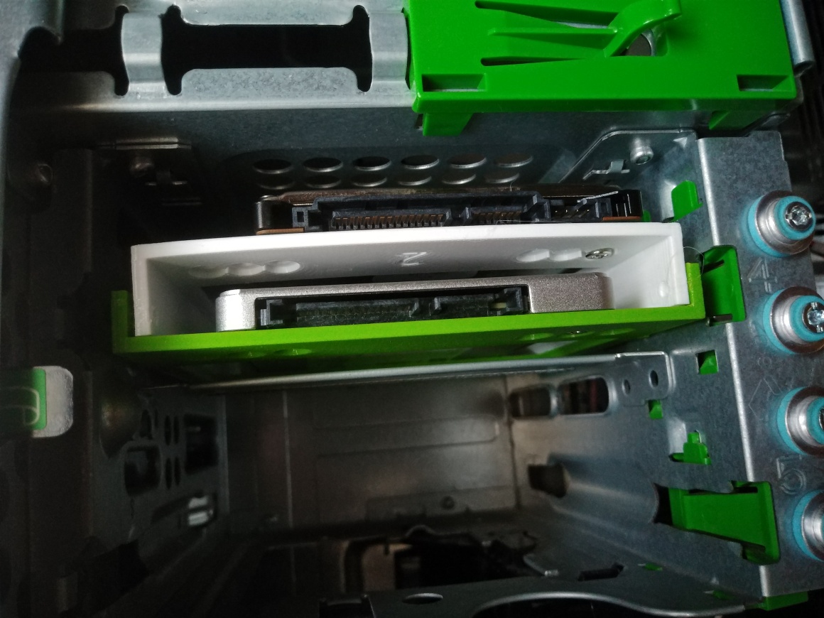 SSD Adapter 3,5" to 2,5" for HP computers v2 (dual ssd / hdd possible ...