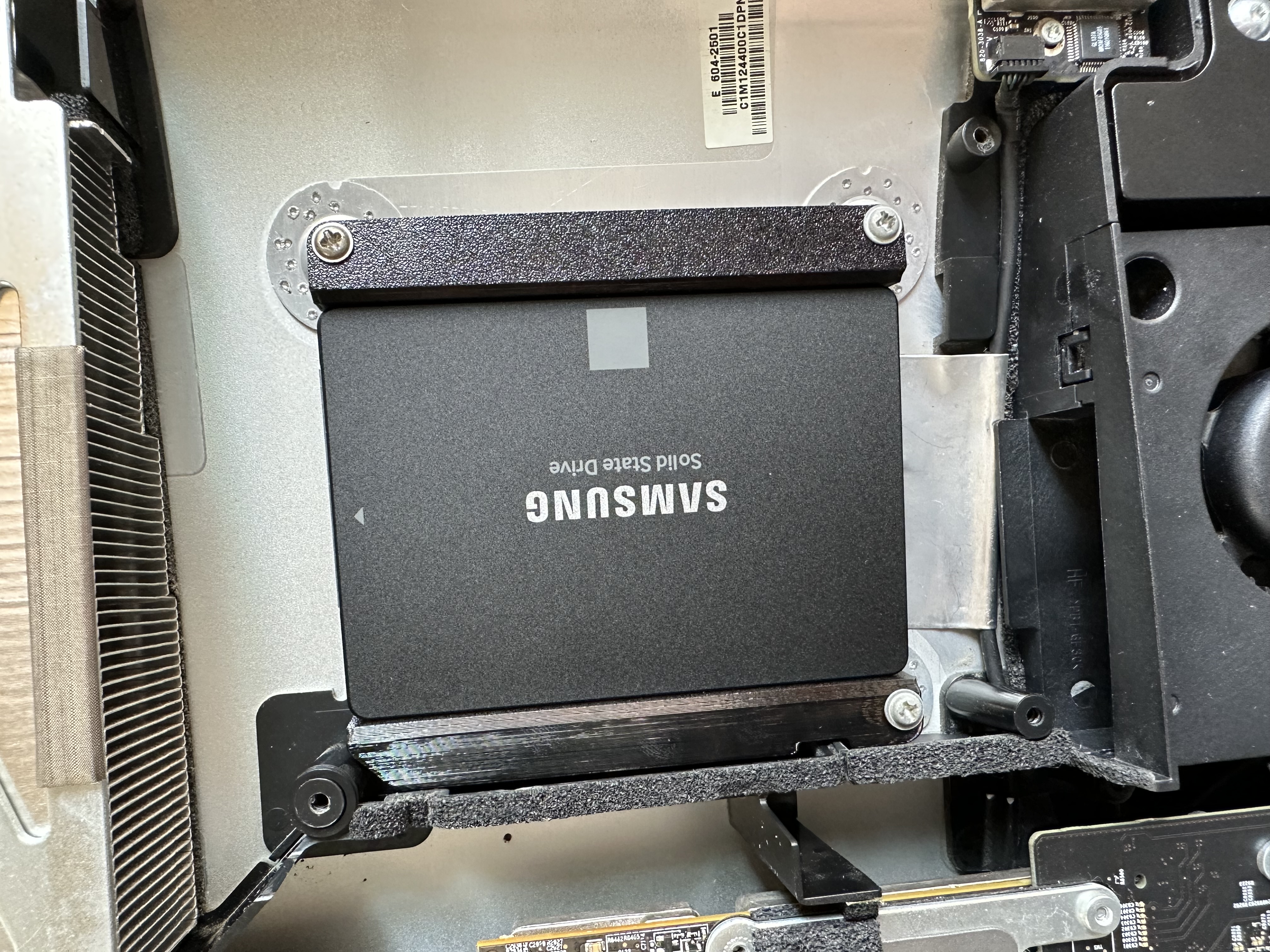 iMac 2011 27" SSD Brackets (Like a original brackets kit 076-1386) by ...