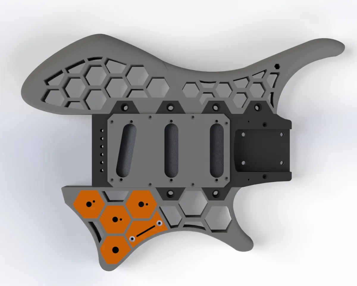 Strandberg Boden Stratocaster by i9_EXE | Download free STL model ...