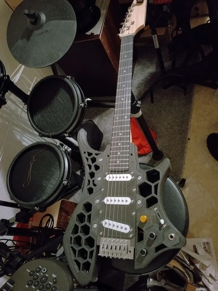 Strandberg Boden Stratocaster by i9_EXE | Download free STL model ...